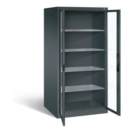 C+P Werkzeugschrank Acurado, H1950xB930xT800mm, Front Anthrazitgrau, Korpus Anthrazitgrau (8924-055) ; C + P Möbelsysteme (8924-055|S10022)