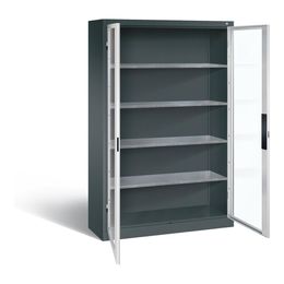 C+P Werkzeugschrank Acurado, H1950xB1200xT400mm, Front Lichtgrau, Korpus Anthrazitgrau (8930-055) ; C + P Möbelsysteme (8930-055|S10118)