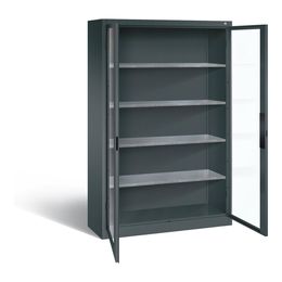 C+P Werkzeugschrank Acurado, H1950xB1200xT400mm, Front Anthrazitgrau, Korpus Anthrazitgrau (8930-055) ; C + P Möbelsysteme (8930-055|S10121)