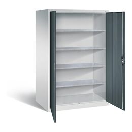 C+P Werkzeugschrank Acurado, H1950xB1200xT800mm, Front Anthrazitgrau, Korpus Lichtgrau (8934-00) ; C + P Möbelsysteme (8934-00|S10210)
