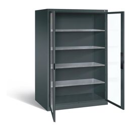 C+P Werkzeugschrank Acurado, H1950xB1200xT800mm, Front Anthrazitgrau, Korpus Anthrazitgrau (8934-055) ; C + P Möbelsysteme (8934-055|S10020)