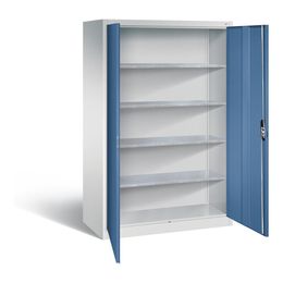 C+P Werkzeugschrank Acurado, H1950xB1200xT600mm, Front Fernblau, Korpus Lichtgrau (8932-00) ; C + P Möbelsysteme (8932-00|S10782)