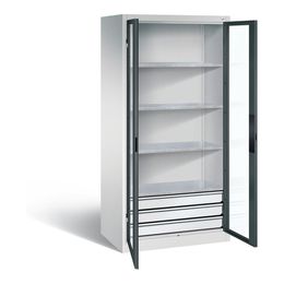 C+P Werkzeugschrank Acurado, H1950xB930xT600mm, Front Anthrazitgrau, Korpus Lichtgrau (8922-553) ; C + P Möbelsysteme (8922-553|S10051)