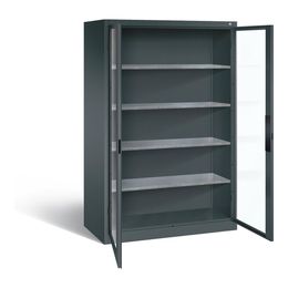 C+P Werkzeugschrank Acurado, H1950xB1200xT600mm, Front Anthrazitgrau, Korpus Anthrazitgrau (8932-055) ; C + P Möbelsysteme (8932-055|S10172)