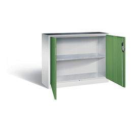 C+P Werkzeugschrank Acurado, H1000xB1200xT400mm, Front Resedagrün, Korpus Lichtgrau (8830-000) ; C + P Möbelsysteme (8830-000|S10205)