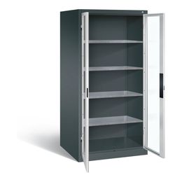 C+P Werkzeugschrank Acurado, H1950xB930xT800mm, Front Lichtgrau, Korpus Anthrazitgrau (8924-055) ; C + P Möbelsysteme (8924-055|S10136)