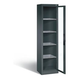 C+P Werkzeugschrank Acurado, H1950xB502xT400mm, Front Anthrazitgrau, Korpus Anthrazitgrau (8900-055) ; C + P Möbelsysteme (8900-055|S10043)