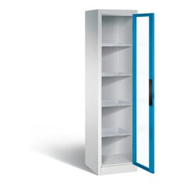 C+P Werkzeugschrank Acurado, H1950xB502xT500mm, Front Lichtblau, Korpus Lichtgrau (8901-055) ; C + P Möbelsysteme (8901-055|S10045)
