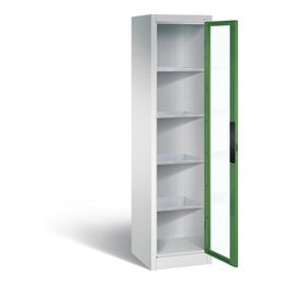 C+P Werkzeugschrank Acurado, H1950xB502xT500mm, Front Resedagrün, Korpus Lichtgrau (8901-055) ; C + P Möbelsysteme (8901-055|S10043)