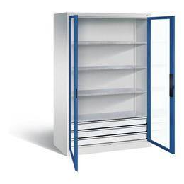 C+P Werkzeugschrank Acurado, H1950xB1200xT600mm, Front Enzianblau, Korpus Lichtgrau (8932-553) ; C + P Möbelsysteme (8932-553|S10050)