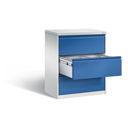 C+P Hängeregistraturschrank Acurado, H1045xB787xT590mm, Front Enzianblau, Korpus Lichtgrau (12923-312) ; C + P Möbelsysteme (12923-312|S10004)