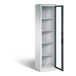 C+P Werkzeugschrank Acurado, H1950xB502xT500mm, Front Anthrazitgrau, Korpus Lichtgrau (8901-055) ; C + P Möbelsysteme (8901-055|S10052)