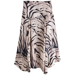 next Skirt female size 46 Ecru / Night blue