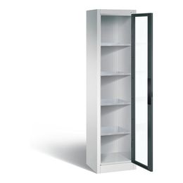 C+P Werkzeugschrank Acurado, H1950xB502xT400mm, Front Anthrazitgrau, Korpus Lichtgrau (8900-055) ; C + P Möbelsysteme (8900-055|S10042)