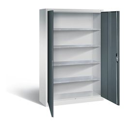 C+P Werkzeugschrank Acurado, H1950xB1200xT400mm, Front Anthrazitgrau, Korpus Lichtgrau (8930-00) ; C + P Möbelsysteme (8930-00|S10564)