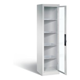 C+P Werkzeugschrank Acurado, H1950xB502xT500mm, Front Lichtgrau, Korpus Lichtgrau (8901-055) ; C + P Möbelsysteme (8901-055|S10041)