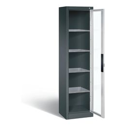 C+P Werkzeugschrank Acurado, H1950xB502xT400mm, Front Lichtgrau, Korpus Anthrazitgrau (8900-055) ; C + P Möbelsysteme (8900-055|S10044)