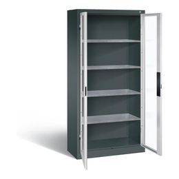 C+P Werkzeugschrank Acurado, H1950xB930xT400mm, Front Lichtgrau, Korpus Anthrazitgrau (8920-055) ; C + P Möbelsysteme (8920-055|S10137)