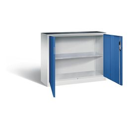 C+P Werkzeugschrank Acurado, H1000xB1200xT400mm, Front Enzianblau, Korpus Lichtgrau (8830-000) ; C + P Möbelsysteme (8830-000|S10203)