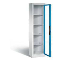 C+P Werkzeugschrank Acurado, H1950xB502xT400mm, Front Lichtblau, Korpus Lichtgrau (8900-055) ; C + P Möbelsysteme (8900-055|S10035)