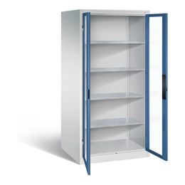 C+P Werkzeugschrank Acurado, H1950xB930xT800mm, Front Fernblau, Korpus Lichtgrau (8924-055) ; C + P Möbelsysteme (8924-055|S10119)