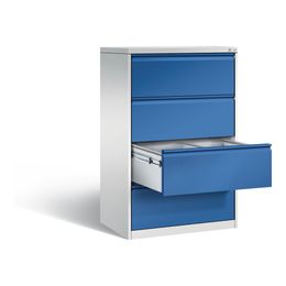 C+P H&auml;ngeregistraturschrank Acurado, H1357xB787xT590mm, Front Enzianblau, Korpus Lichtgrau (12934-312) ; C + P M&ouml;belsysteme (12934-312|S10011)