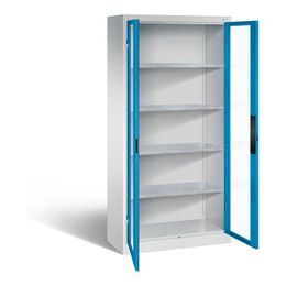 C+P Werkzeugschrank Acurado, H1950xB930xT400mm, Front Lichtblau, Korpus Lichtgrau (8920-055) ; C + P Möbelsysteme (8920-055|S10111)