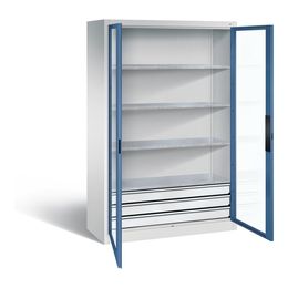 C+P Werkzeugschrank Acurado, H1950xB1200xT500mm, Front Fernblau, Korpus Lichtgrau (8931-553) ; C + P Möbelsysteme (8931-553|S10101)