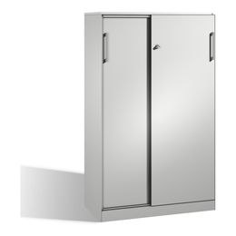 C+P Schiebet&uuml;renschrank Asisto, H1635xB1000xT435mm, Front Lichtgrau, Korpus Lichtgrau ; C + P M&ouml;belsysteme (142012-000|S10017)