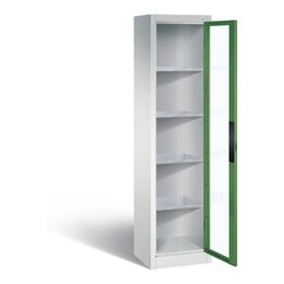 C+P Werkzeugschrank Acurado, H1950xB502xT400mm, Front Resedagrün, Korpus Lichtgrau (8900-055) ; C + P Möbelsysteme (8900-055|S10033)