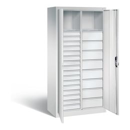 C+P Werkzeugschrank Acurado, H1950xB930xT500mm, Front Lichtgrau, Korpus Lichtgrau (8921-303) ; C + P Möbelsysteme (8921-303|S10039)