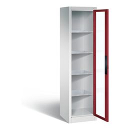 C+P Werkzeugschrank Acurado, H1950xB502xT500mm, Front Rubinrot, Korpus Lichtgrau (8901-055) ; C + P Möbelsysteme (8901-055|S10047)
