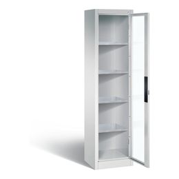 C+P Werkzeugschrank Acurado, H1950xB502xT400mm, Front Lichtgrau, Korpus Lichtgrau (8900-055) ; C + P Möbelsysteme (8900-055|S10031)