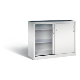 C+P Schiebet&uuml;renschrank Acurado, H1000xB1200xT500mm, Front Lichtgrau, Korpus Lichtgrau (2056-092) ; C + P M&ouml;belsysteme (2056-092|S10000)