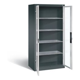C+P Werkzeugschrank Acurado, H1950xB930xT600mm, Front Lichtgrau, Korpus Anthrazitgrau (8922-055) ; C + P Möbelsysteme (8922-055|S10161)