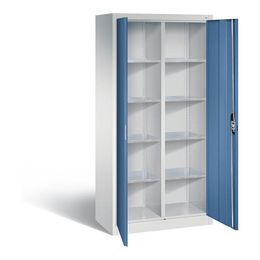C+P Werkzeugschrank Acurado, H1950xB930xT500mm, Front Fernblau, Korpus Lichtgrau (8921-311) ; C + P Möbelsysteme (8921-311|S10277)