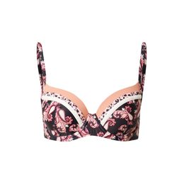 Lingadore BH Damen Gr&ouml;&szlig;e 85 creme / aubergine / pfirsich / pink / schwarz