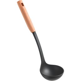 Metaltex Arizona Line Schöpflöffel mit Buchenholzgriff 34 cm - Kochbesteck