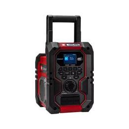 Einhell TE-CR 18 Li DAB+/FM/BT - Solo, Baustellenradio rot/schwarz, Bluetooth, AUX, USB, ohne Akku und Ladeger&auml;t