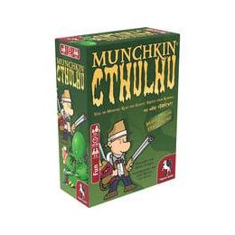 Pegasus Munchkin Cthulhu 1+2, Kartenspiel Basisspiel inkl. 1 Erweiterung