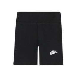 Nike Sportswear Shorts 'CLSSC' M&auml;dchen Gr&ouml;&szlig;e 128/138 schwarz / wei&szlig;