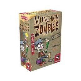 Pegasus Munchkin Zombies 1+2, Kartenspiel Basisspiel inkl. 1 Erweiterung
