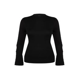 Trendyol Curve Pullover Damen Gr&ouml;&szlig;e XXL schwarz