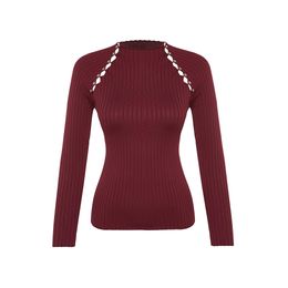 Trendyol Pullover Damen Gr&ouml;&szlig;e L bordeaux