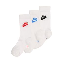 Nike Sportswear Socken 'Everyday Essential' Damen Gr&ouml;&szlig;e 42/46 hellblau / rot / schwarz / wei&szlig;