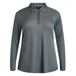 ZIZZI Poloshirt 'Majelica' Damen Gr&ouml;&szlig;e XL/XXL gr&uuml;n