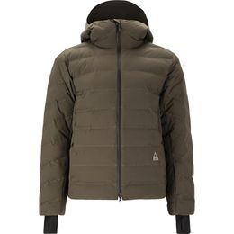 SOS Sportjacke 'Fieberbrunn' Herren Gr&ouml;&szlig;e M creme / dunkelgr&uuml;n / schwarz