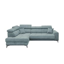 Möbel Kraft Ecksofa inklusive Stauraum Sydney blau Maße (cm): B: 282 H: 105 T: 198.0 » Möbel Kraft