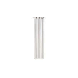 Verdi Ösenschal weiß Synthetik Maße (cm): B: 140 H: 245 » Möbel Kraft