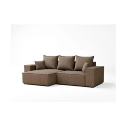 maison de r&ecirc;ve Ecksofa braun Ma&szlig;e (cm): B: 255 H: 70 &raquo; M&ouml;bel Kraft